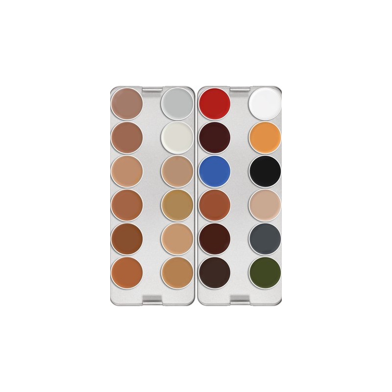 Kryolan Supracolor 24-Color Palettes - Makeup-Store.com