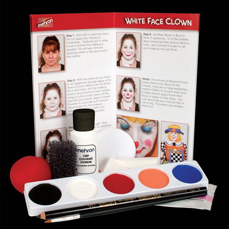 How To Apply Mehron Clown White Makeup | Saubhaya Makeup