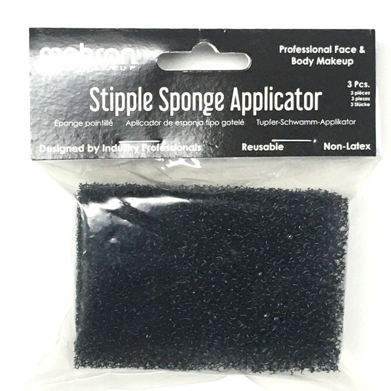 Mehron Black Stipple Sponge - Makeup-Store.com
